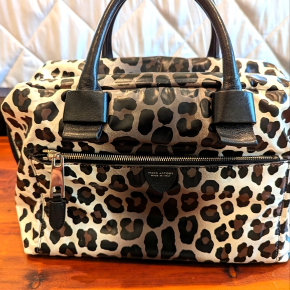 Marc Jacobs | Bags | Marc Jacobs Small Leopard Print Satchel | Poshmark